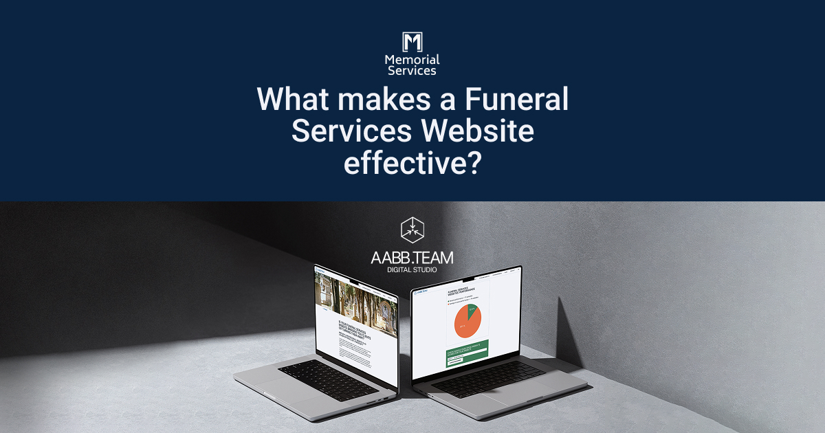 What makes an effective website for a funeral services agency?